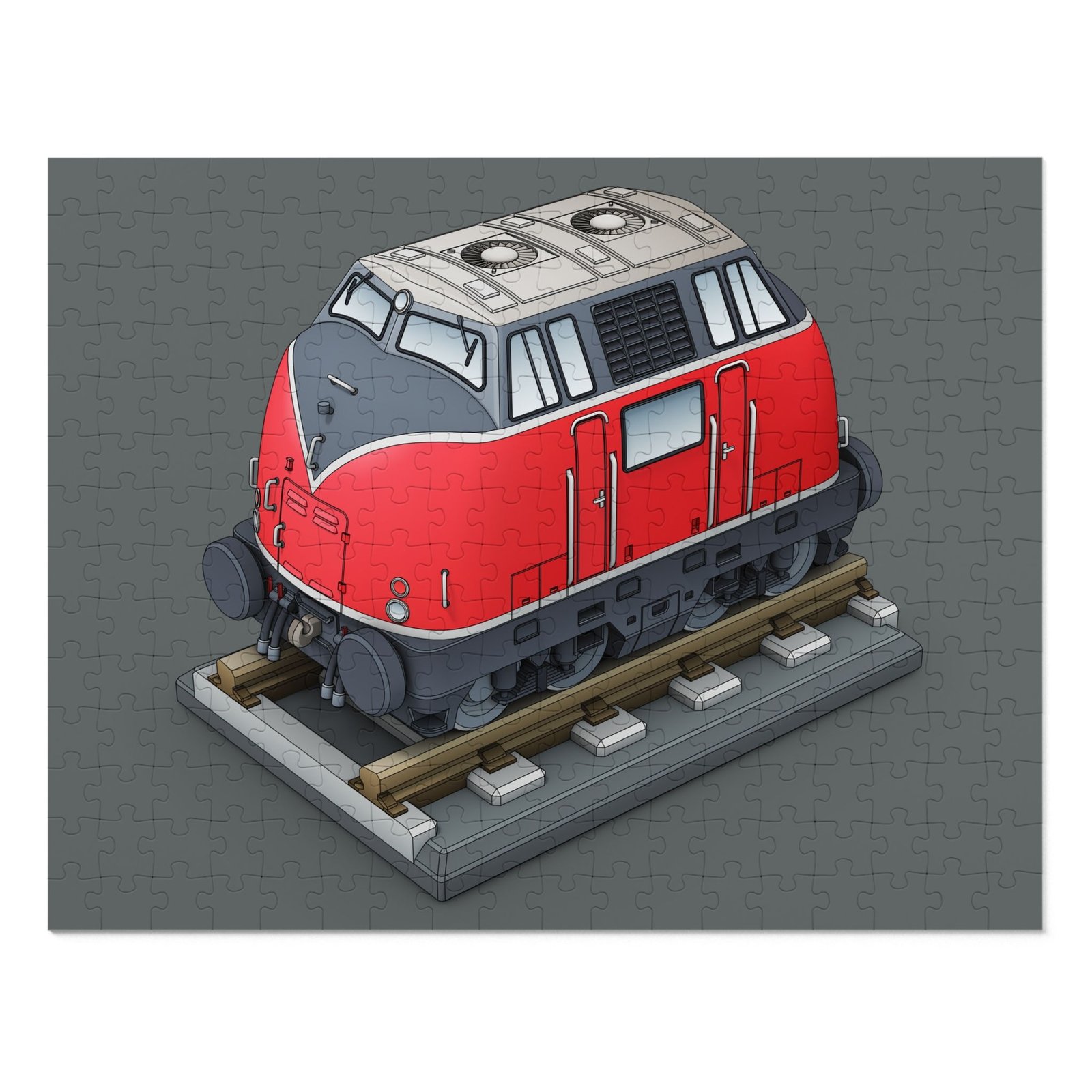 Train Art Jigsaw Puzzle - Gaia Edition Locomotive