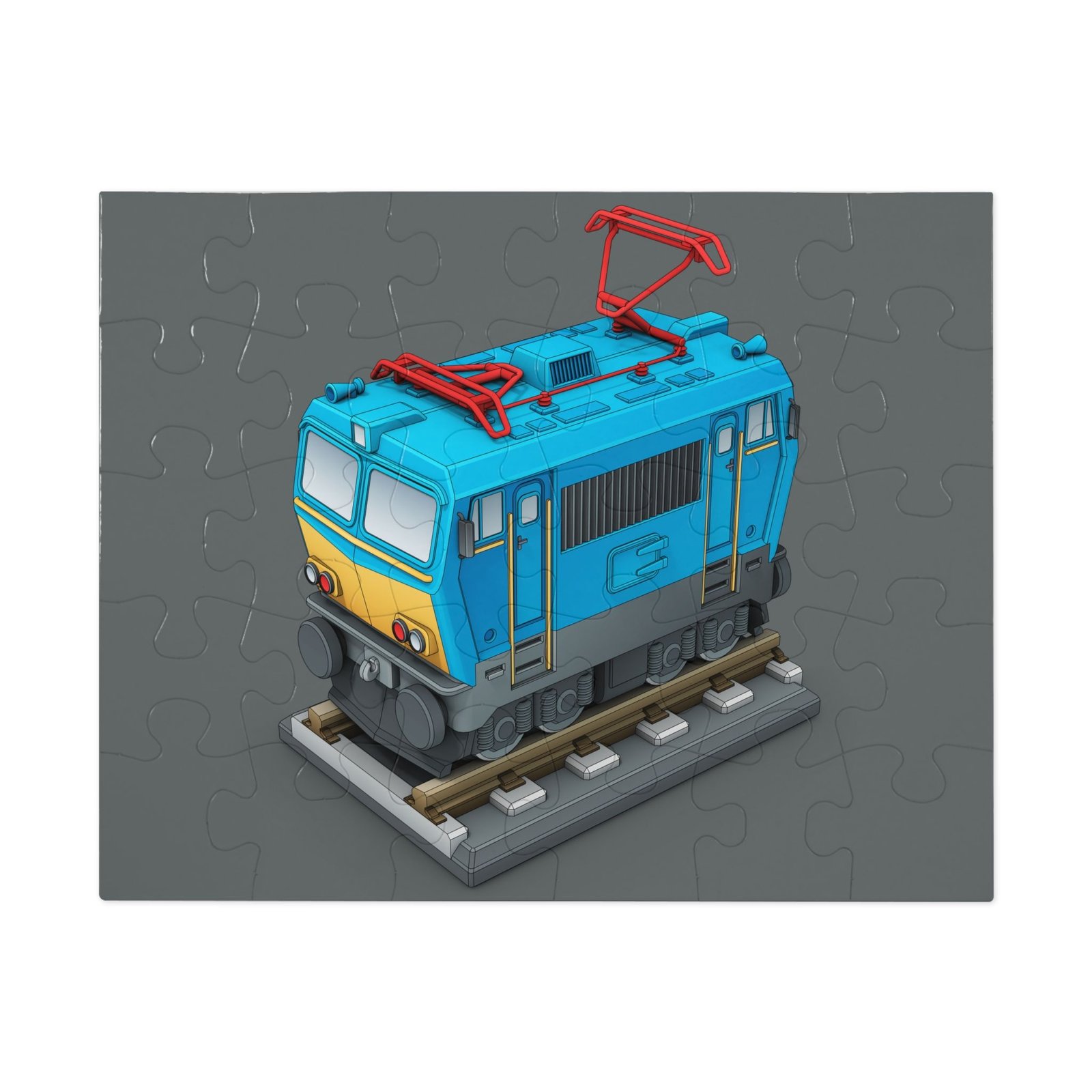 Locomotive Art Jigsaw Puzzle (30, 252-Piece) - Train Enthusiasts Game ...