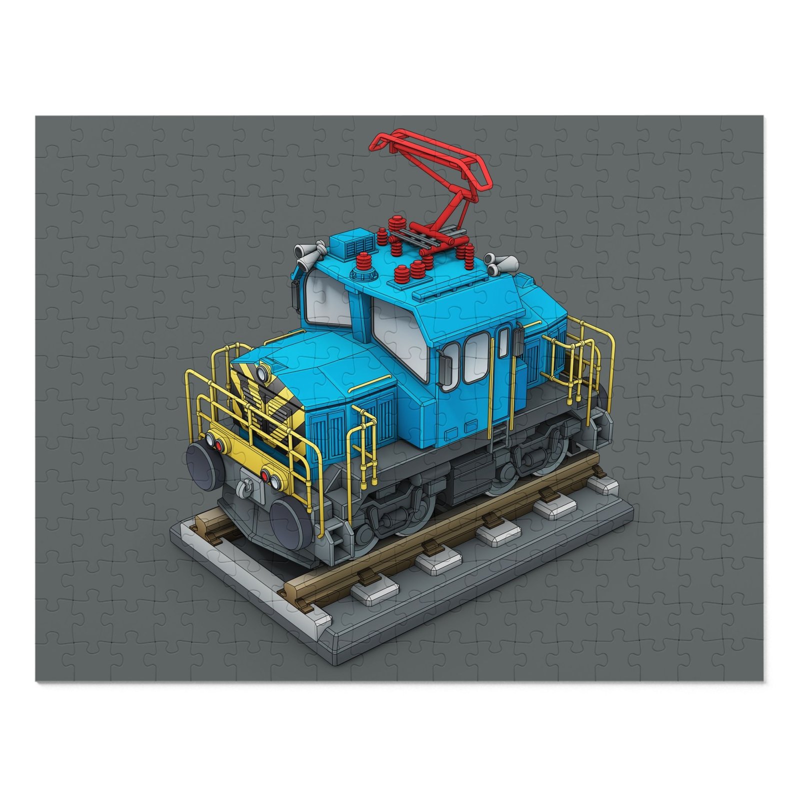 Locomotive Art Jigsaw Puzzle (30, 252-Piece) - Train Enthusiasts Game ...