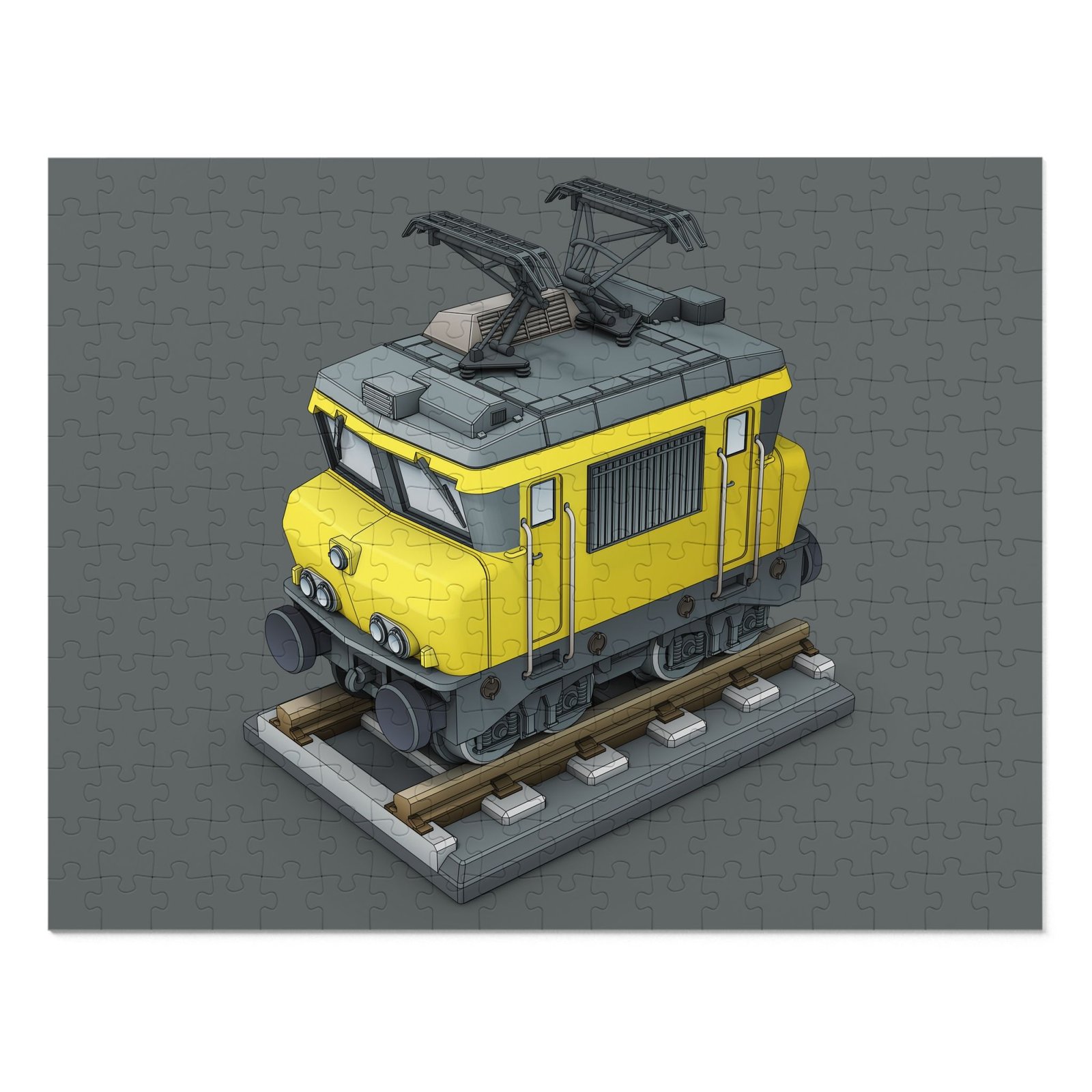 Locomotive Art Jigsaw Puzzle (30, 252-Piece) - Train Enthusiasts Game ...